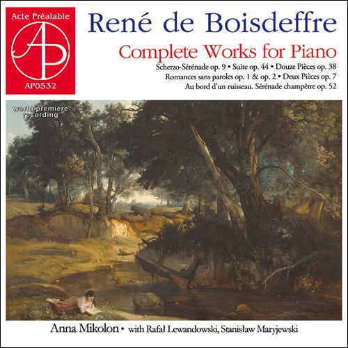 ルネ・ド・ボワドフル：ピアノ作品全集（アンナ・ミコロン） AP0532 5901741655328 CD — 輸入CD卸直販 東京エムプラス ...